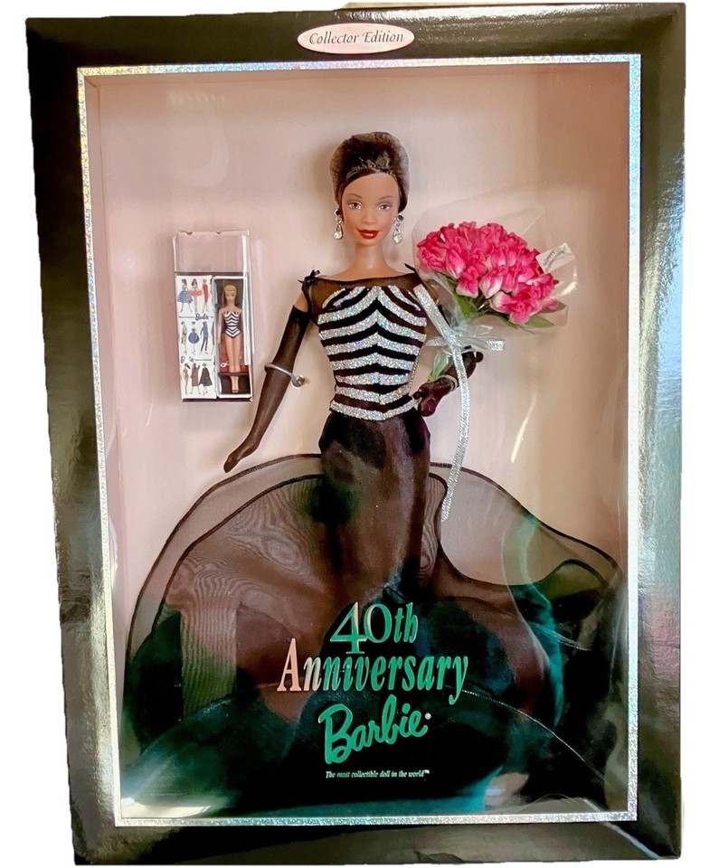 Barbie 40th Anniversary RARE African American 1999 Collector Edition ...