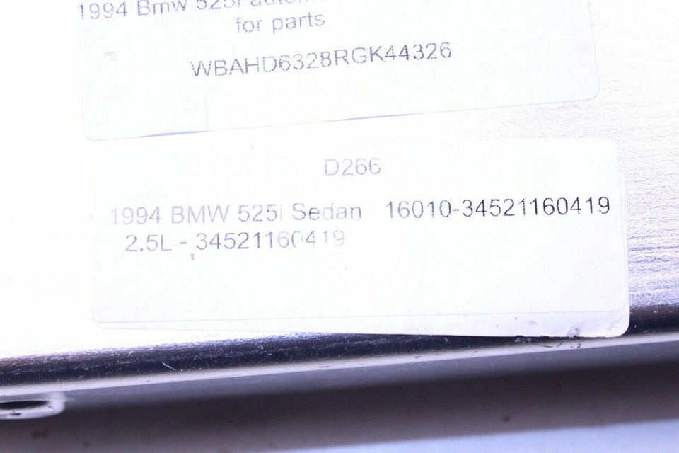 1992 1993 1994 BMW 525i E34 ABS Anti Lock Brake Control Module OEM Used ...