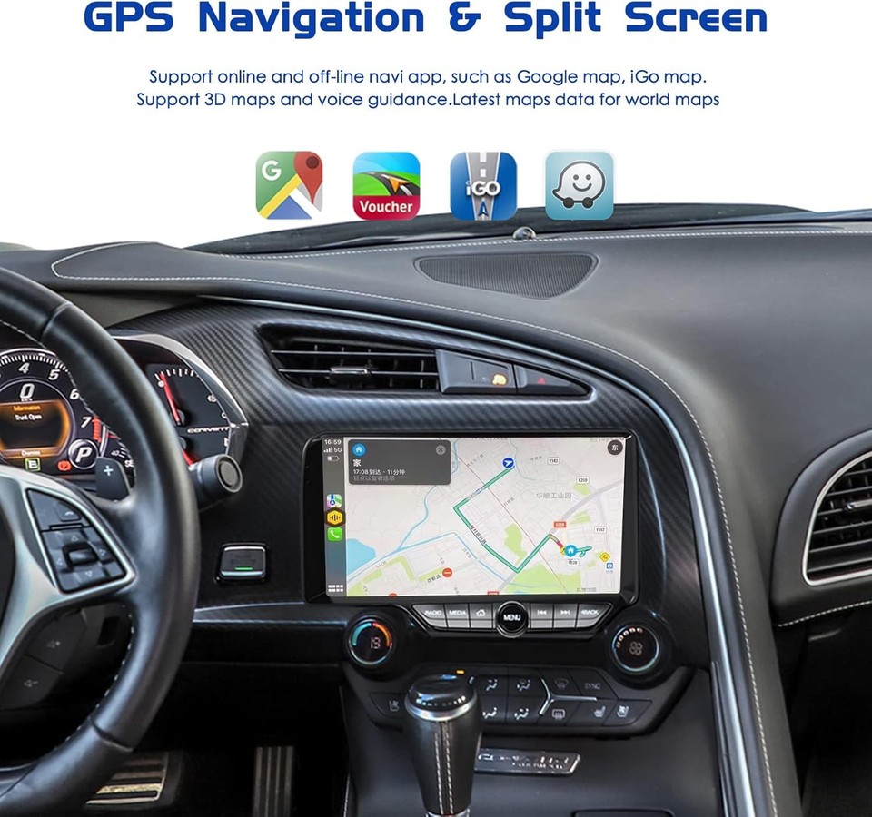 9.3" Car Stereo Radio Android Navi 6+128GB For 2013-2019 Chevrolet ...