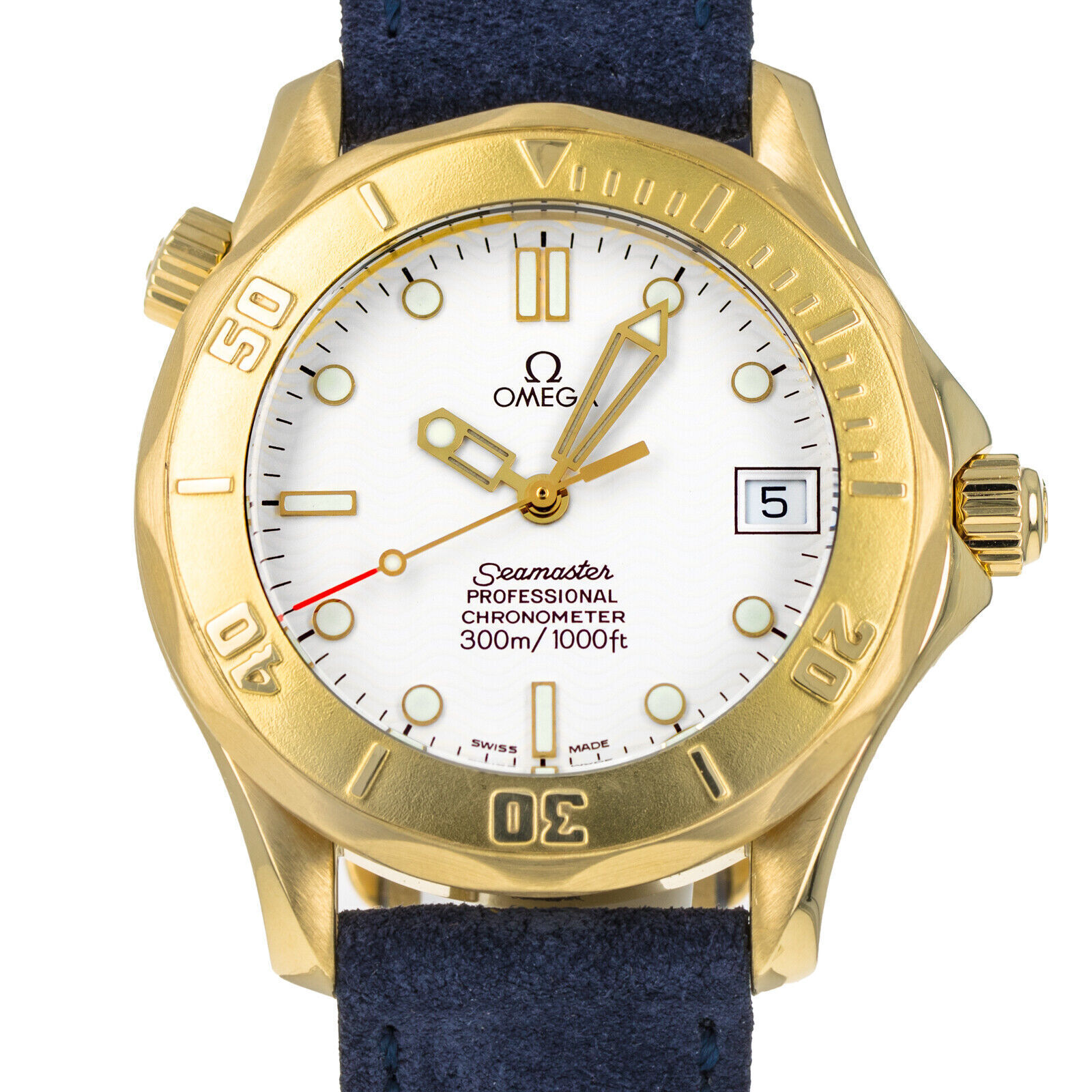 OMEGA Seamaster White Men's Watch - 168.1502 for sale online | eBay UK