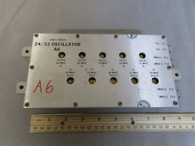 Eaton Aerospace 24/33 Oscillator A6 RF Microwave Module | eBay