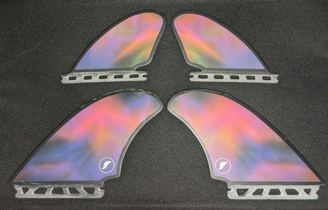 Machado Quad Futures Fins - Used - Minor Scratches, Complete Machado Quad Futures Fins - Used - Minor Scratches, Complete