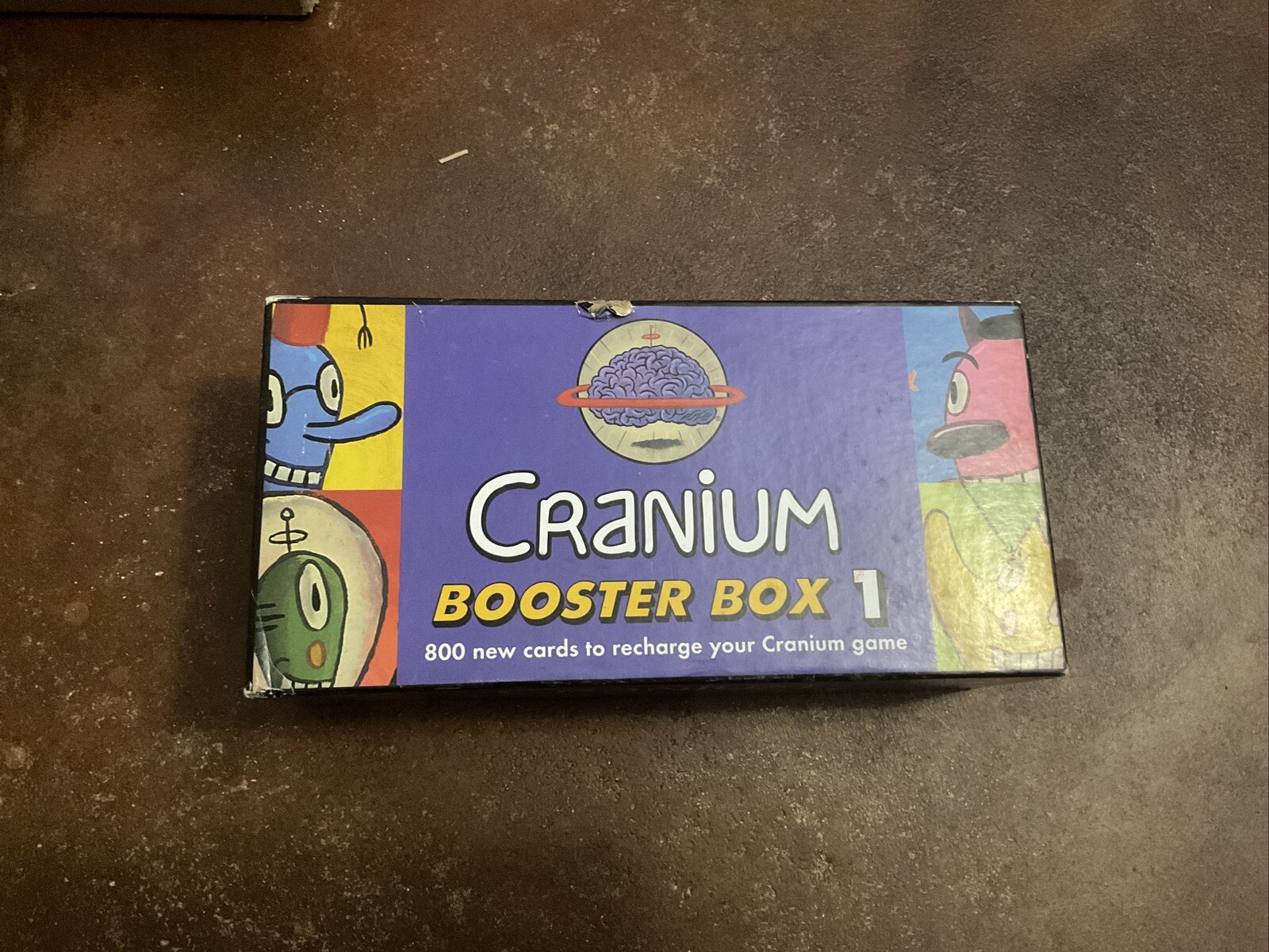 Cranium Booster Box 1 1999 New in Box 4 Decks 800 Cards Cranium Brain ...