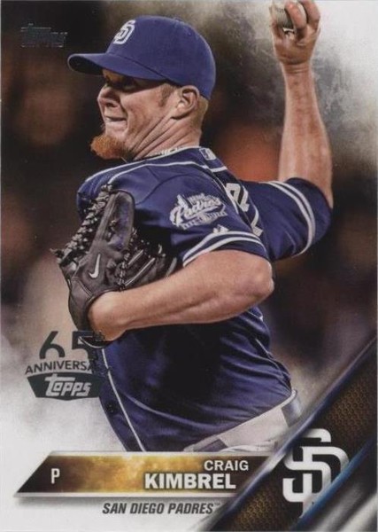 2016 Topps - 65th Anniversary Stamp #13 Craig Kimbrel for sale online ...