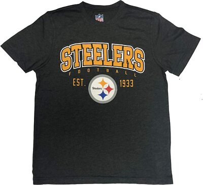NFL Pittsburgh Steelers G-III Sports Established 1933 Men's T- Shirt | eBay