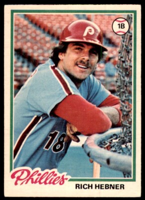 1978 O-PEE-CHEE RICH HEBNER PHILADELPHIA PHILLIES #194 | eBay