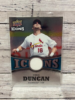 2009 Upper Deck Icons Icons Jerseys #CD Chris Duncan | eBay