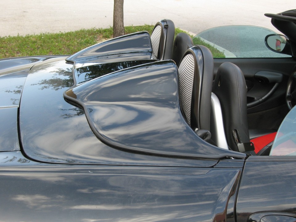 Porsche 96-12 Boxster 986 987 Humps Speedster Humps Painted L92U Silver ...