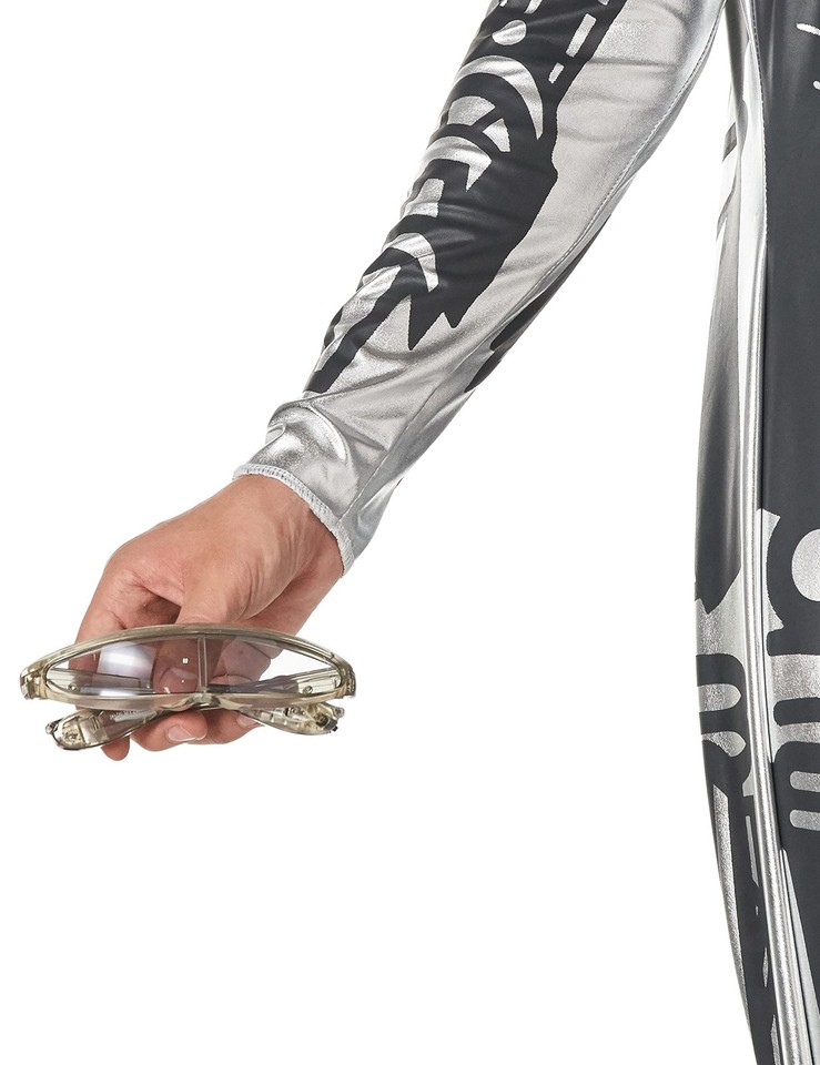 Outta Space Robot Costume Kids Adult Sci-Fi Cosplay Space Alien Dress ...