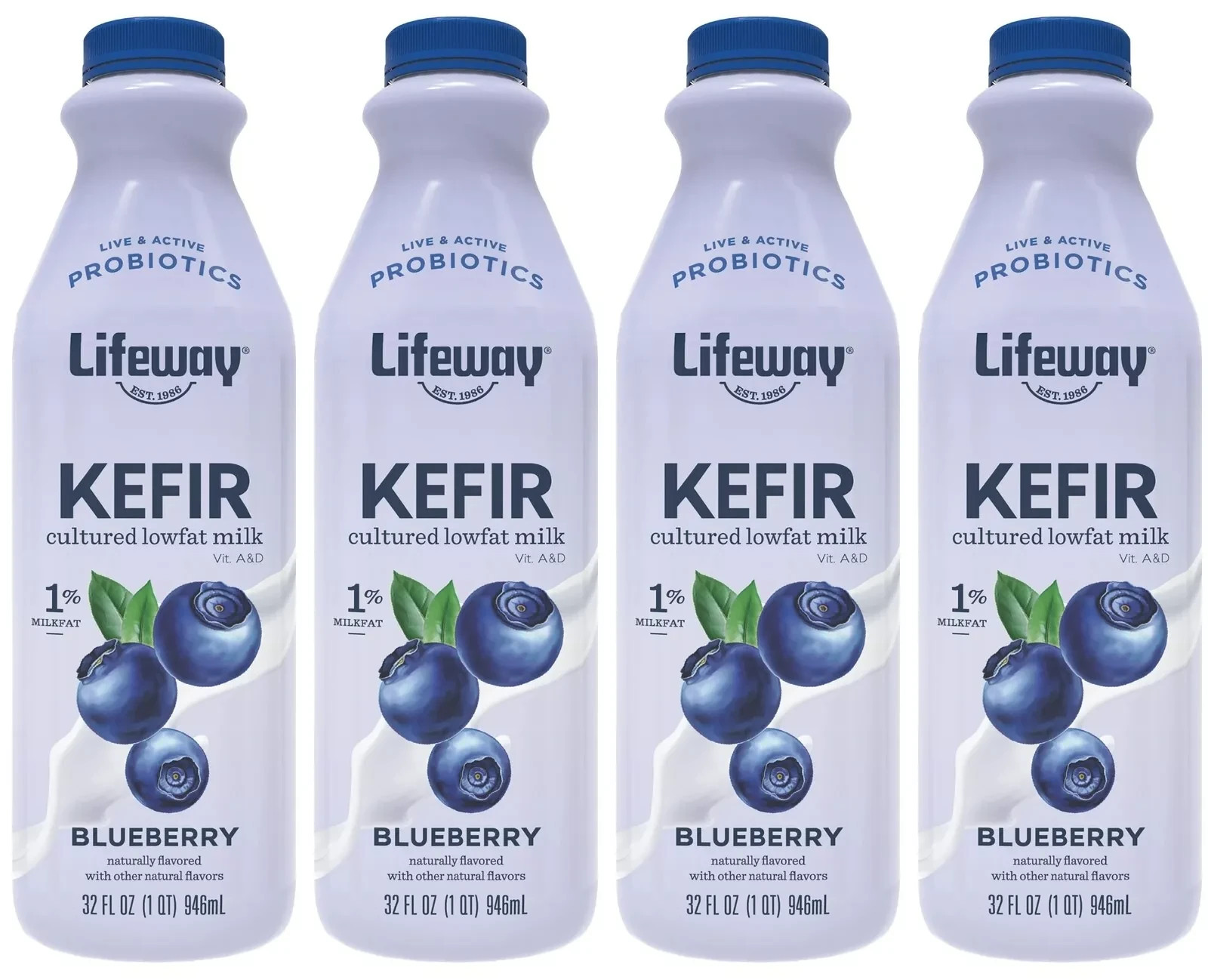 Lifeway Lowfat Blueberry Kefir 32fl oz (PACK OF 6) | eBay