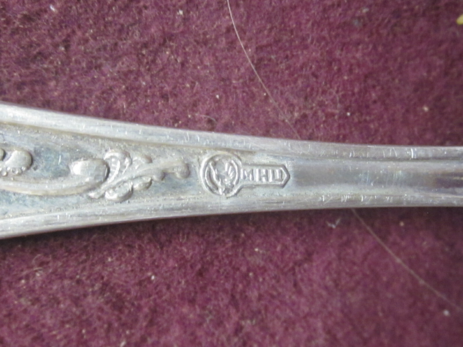 Russian Silverplate 6 MHU SPOON 4 1/4" No Mono | eBay
