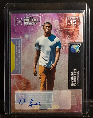 Devonta Smith 2021 Skybox Metal Universe Champions 15 Autograph WP11 | eBay