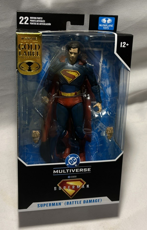 Mcfarlane DC Multiverse * Superman GL BATTLE DAMAGE (Superman Movie ...