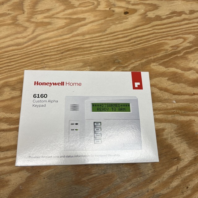 Honeywell 6160 Security Ademco Alpha Display Keypad - White for sale ...