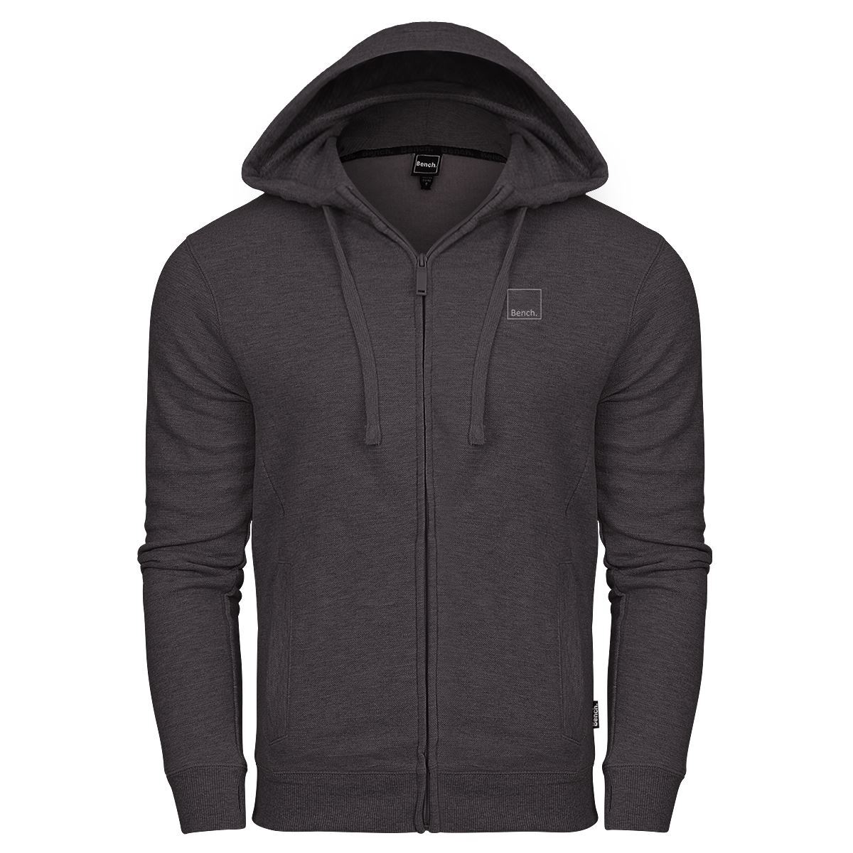 Bench Mens Designer Classic Full Zip Thru Hoodie Hooded Sweatshirt ...