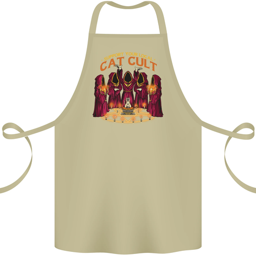 Cat Cult Evil Feline Devil Worship Satanic Cotton Apron 100% Organic | eBay