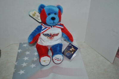 VTG NEW HOLY BEARS The Original 2001 ALLEGIANCE GOD BLESS AMERICA Plush ...
