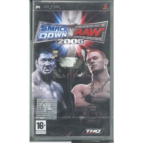 Wwe Smackdown Vs Raw 2006 Video Game Psp Thq Sealed 4005209068383 ...