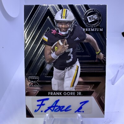 2024 Leaf Premium Frank Gore JR /99 RC Press Pass Authentics AUTO | eBay