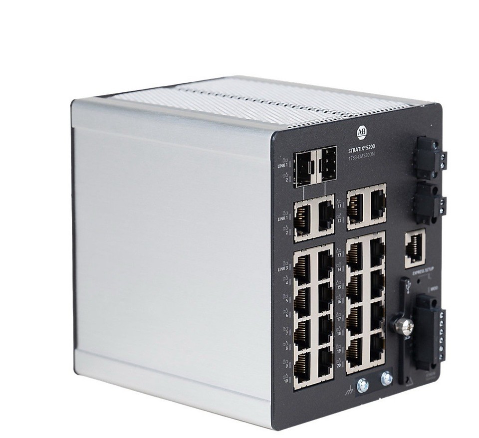 Sealed BranD New Allen Bradley 1783-CMS20DN /A Stratix 5200 20-P ...