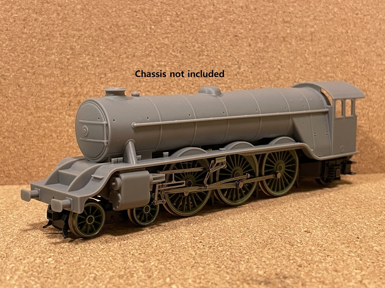 3D Printed OO Gauge NWR No 4 Locomotive LH Drive Body for Hornby A1 ...