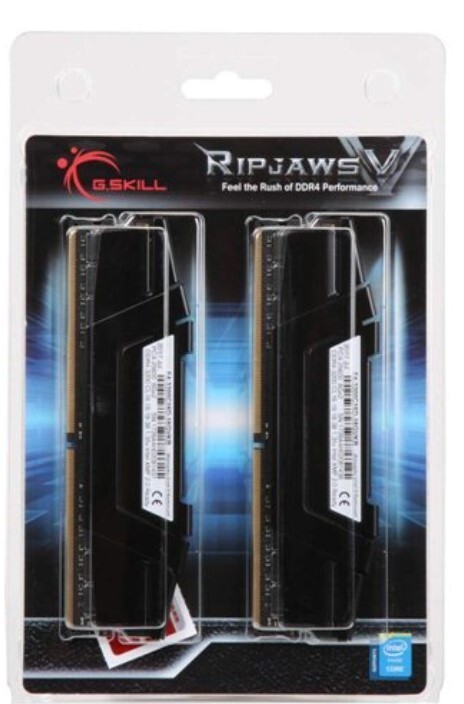 G.Skill PC RAM kit Ripjaws V F4-3200C16D-16GVKB 16 GB 2 x 8 GB DDR4 RAM ...