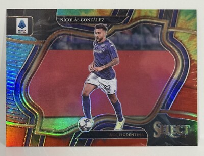2022-23 Panini Select Serie A Nicolas Gonzalez Field Level Tie-Dye ...