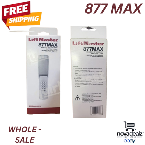 LiftMaster 877MAX Garage Door Keypad Wireless and Keyless Entry System 753144367743| eBay