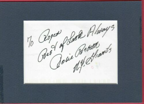 NFL Autographed Index Cards for sale | eBay