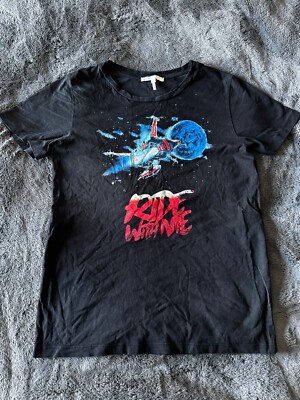 Maje Paris Graphic Tee Size 3 | eBay