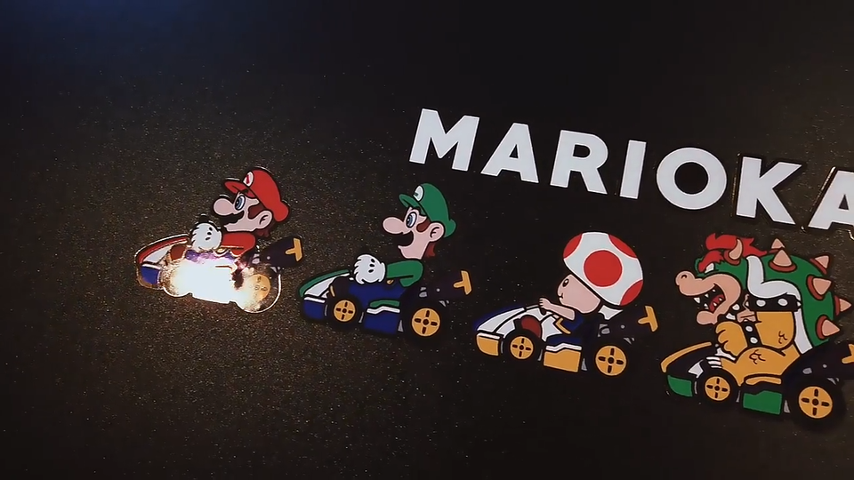 Set of 12 characters Super Mario Kart Decal Auto Car SUV Window Vinyl ...