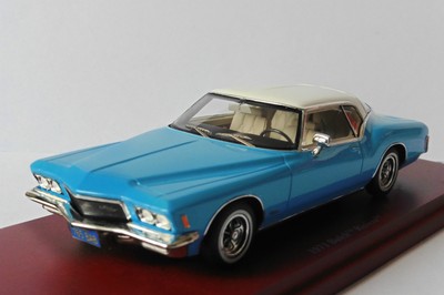 Buick Riviera 1971 Stratomist Blue Truescale TSM114333 1/43 True Scale ...