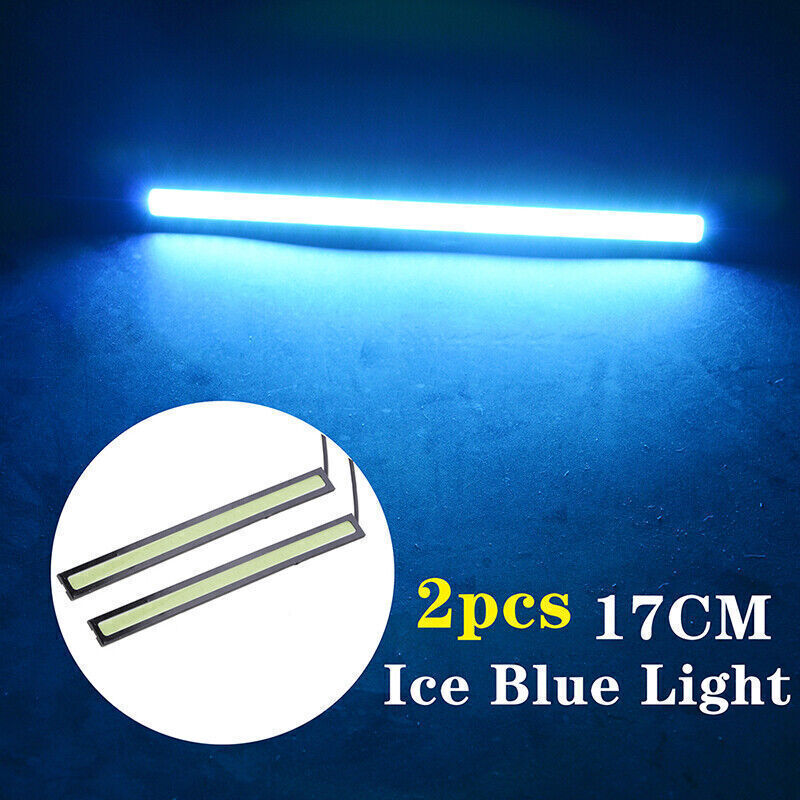1-10 Pack 12V LED Strip DRL Daytime Running Lights Fog COB Car Lamp ...