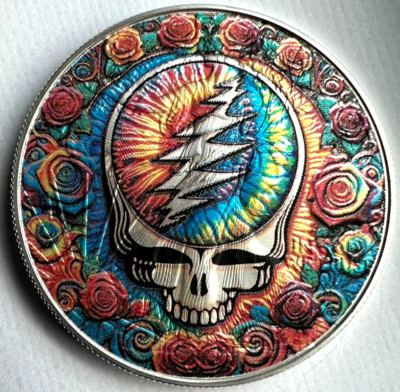 Grateful Dead - American Silver Eagle 1oz.999 Limited Edition Silver ...
