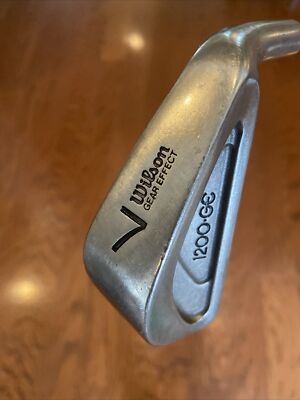 Wilson Gear Effect 1200-GE 7-Iron ⛳ RH Regular Flex Stainless Steel ...