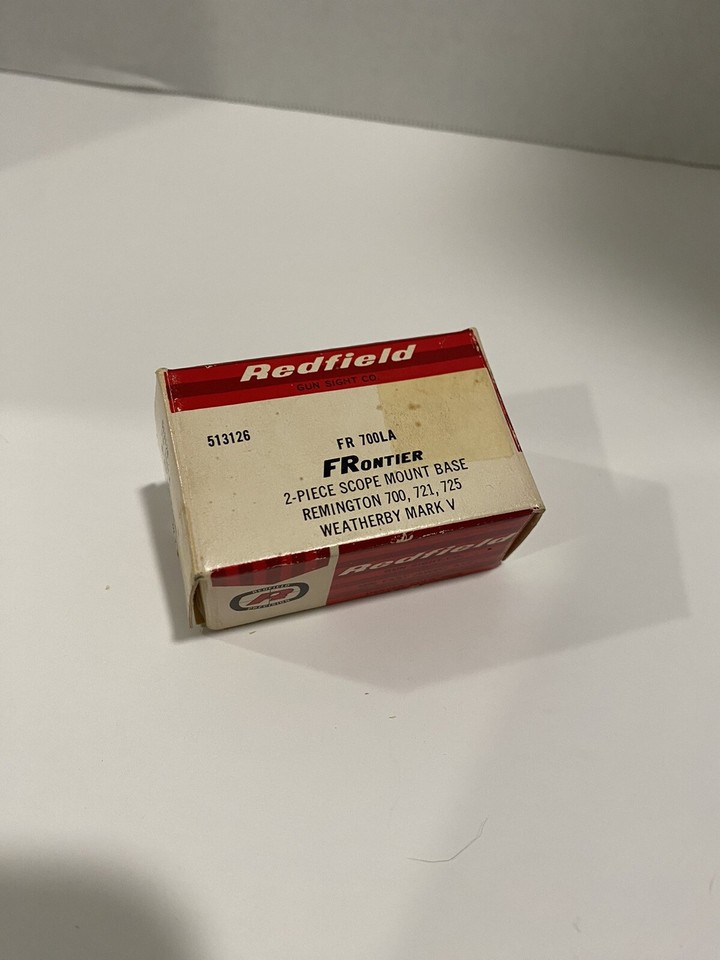 Vintage Redfield Frontier scope mount base 513126 for Rem700 LA ...