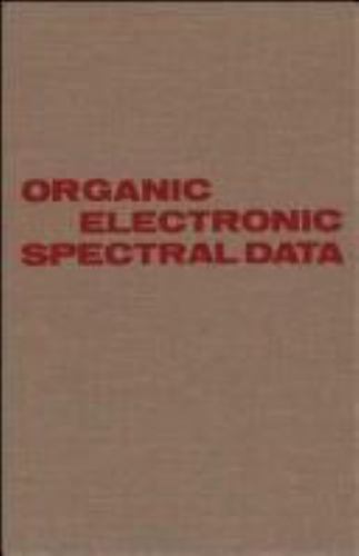 Organic Electronic Spectral Data Ser.: Organic Electronic Spectral Data ...