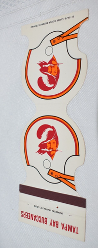 Walt Disney World Village Tampa Bay Buccaneers 1981 Football Matchbook ...