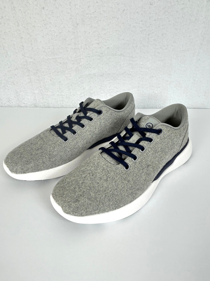 Peter Millar Glide Performance Wool Sneaker Shoes Gray Blue Men's 9.5 ...