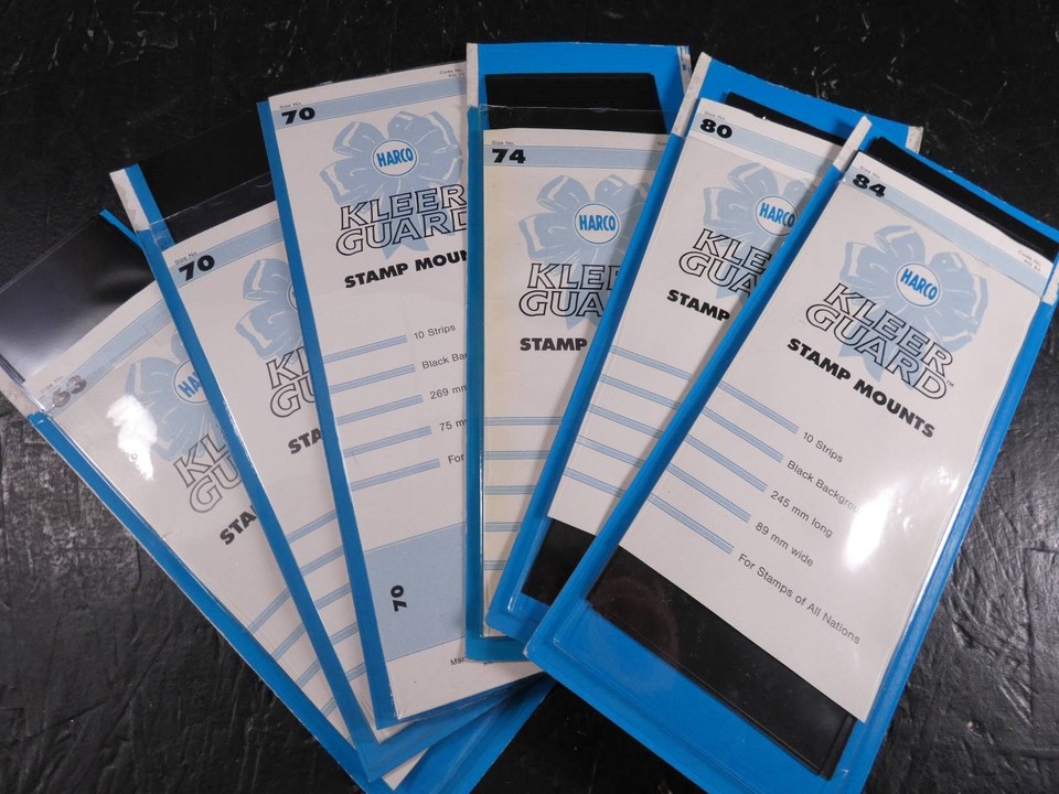 NobleSpirit Useful Stamp Scott Mount Supply Lot w Mount Cutter ...