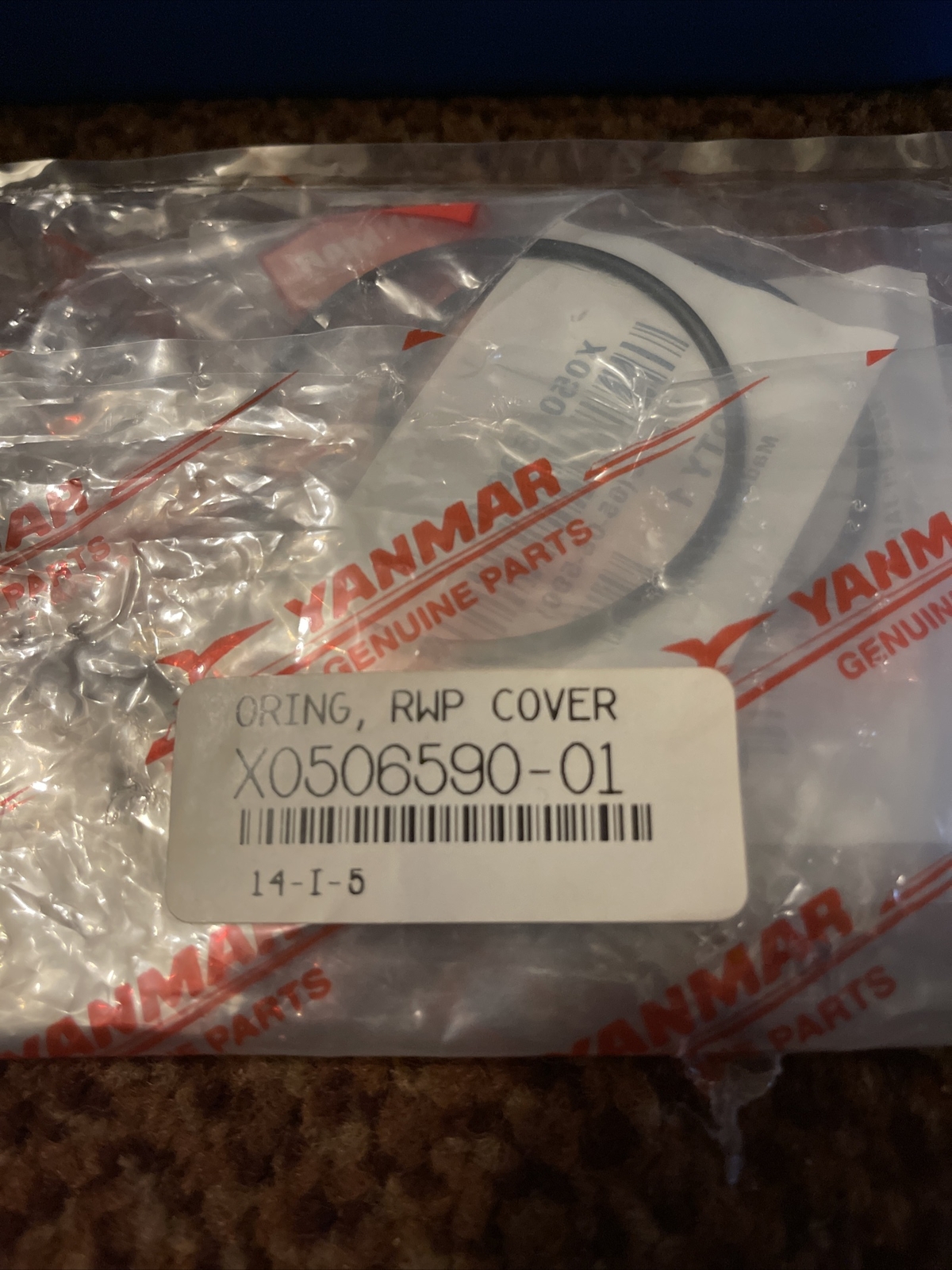 Yanmar O-Ring , RWP Cover X0506590-01 | eBay