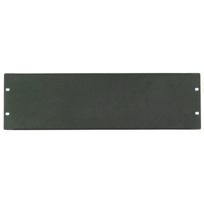 Audiopile RP3UB 3U 19" Rack Panel Filler, Flanged, Black | eBay