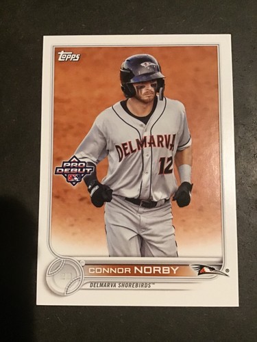 2022 Topps Pro Debut Connor Norby Base Card Baltimore Orioles | eBay