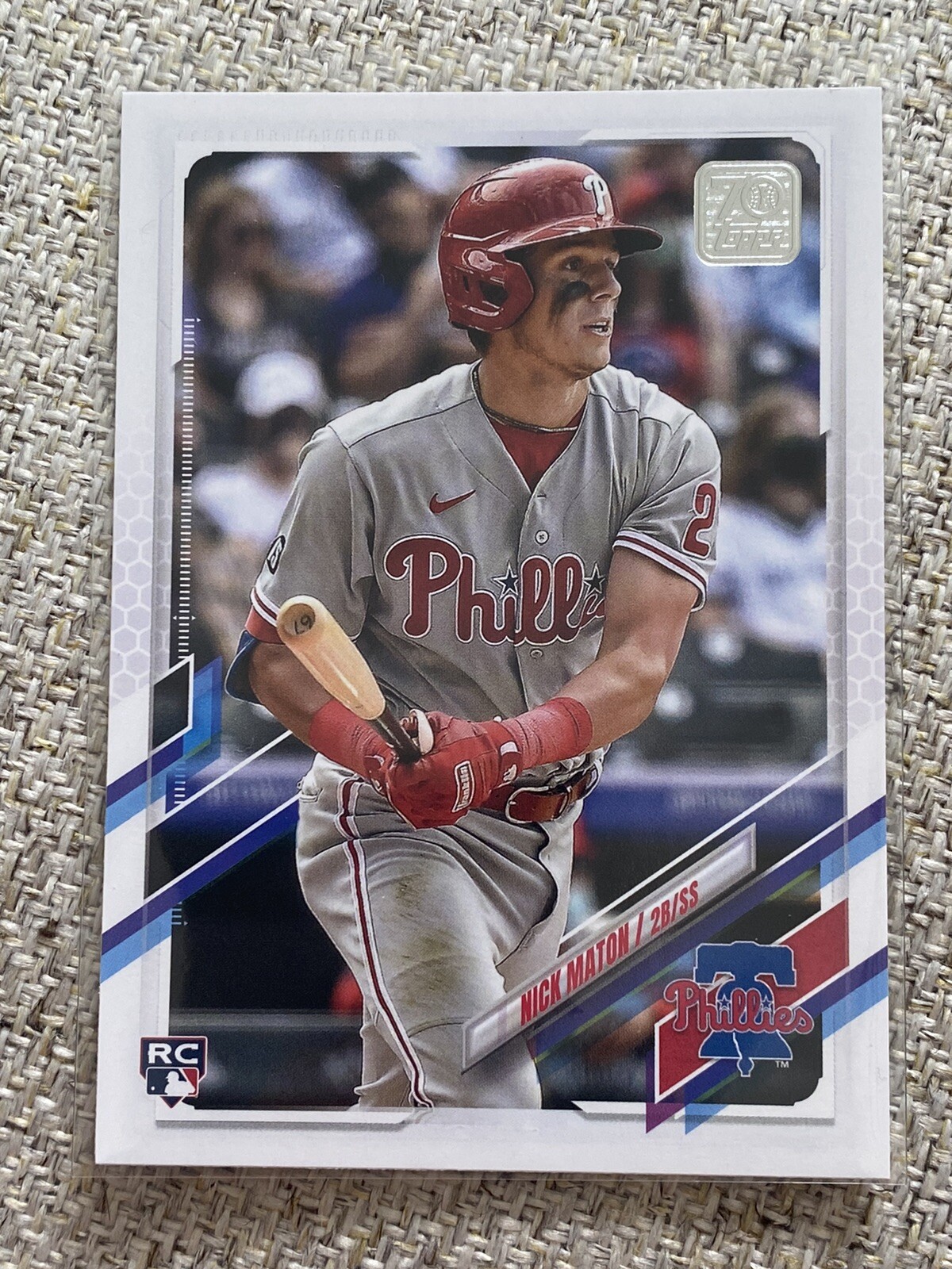 NICK MATON 2021 TOPPS UPDATE SERIES BASE ROOKIE CARD PHILLIES RC #US251 ...