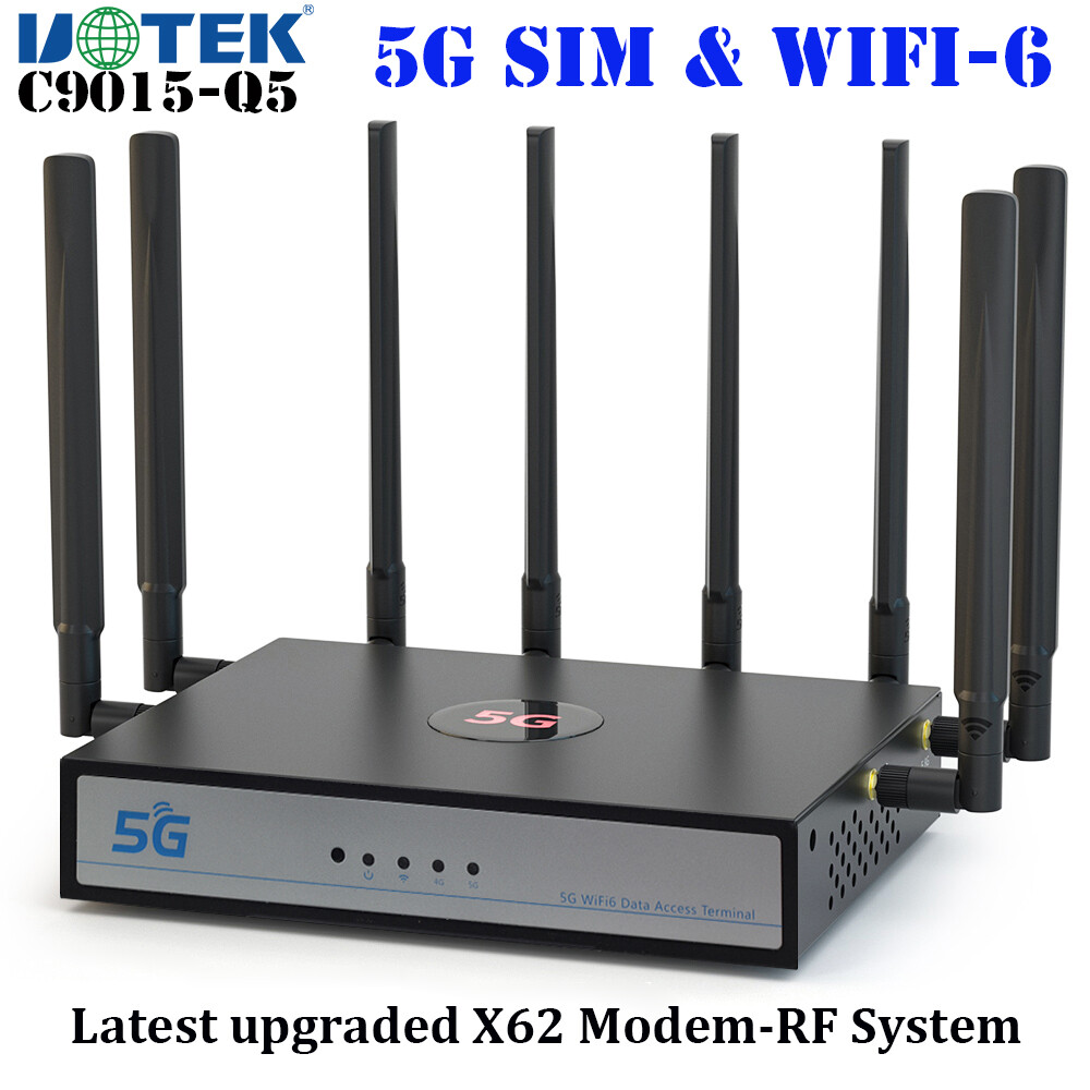 5G CPE Wifi 6 Router Hybrid Mesh SA NSA 3.4G Sim Slot Wireless X62 ...