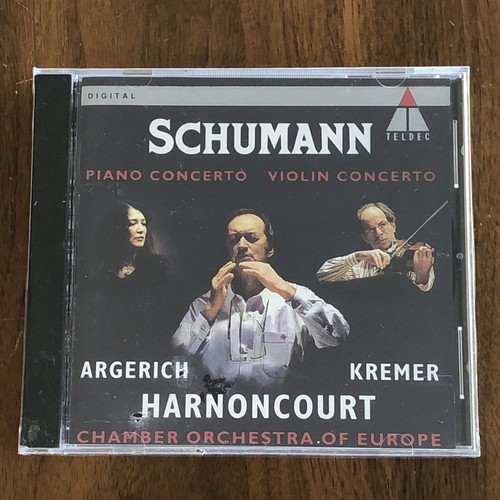 Piano Concerto by Schumann / Argerich / Kremer / Harnoncourt (CD, 1994 ...