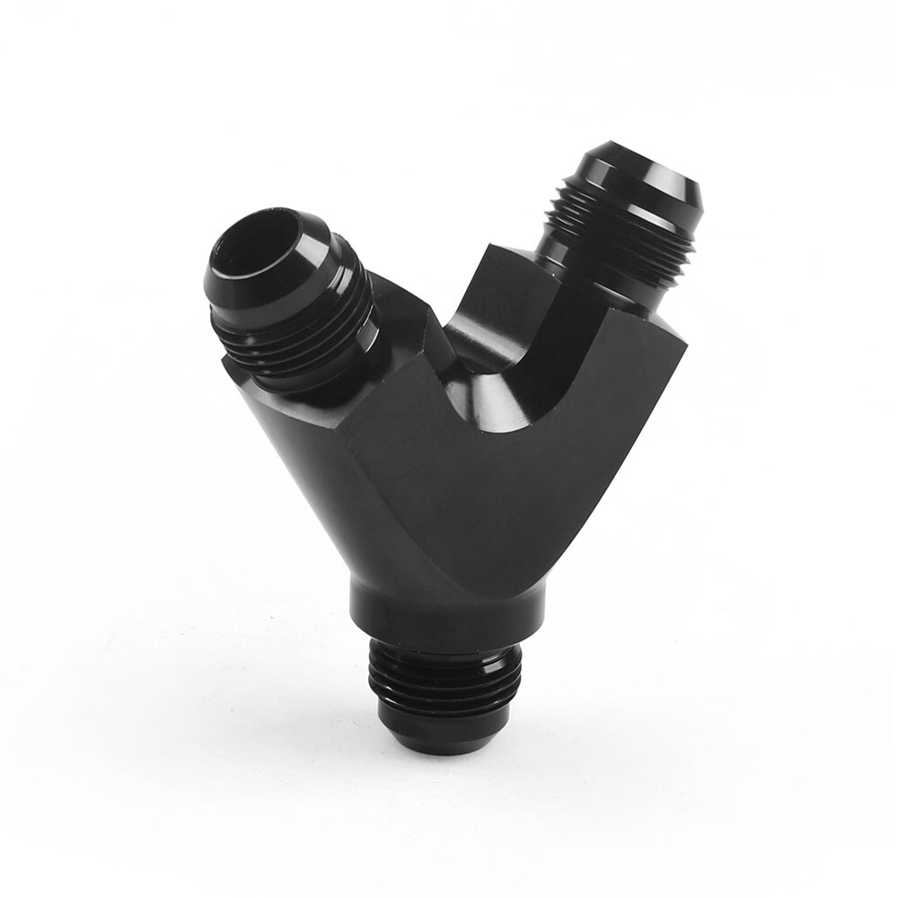 For 3-Way Y-Block Fitting Adapter AN10 10-AN Male to 2X AN10 10-AN Male ...