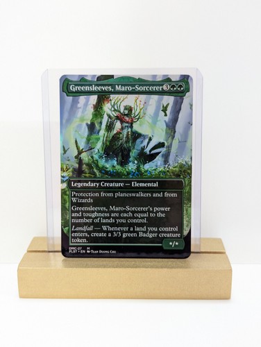 Greensleeves, Maro-Sorcerer Foil Custom sticker on bulk MTG Commander ...