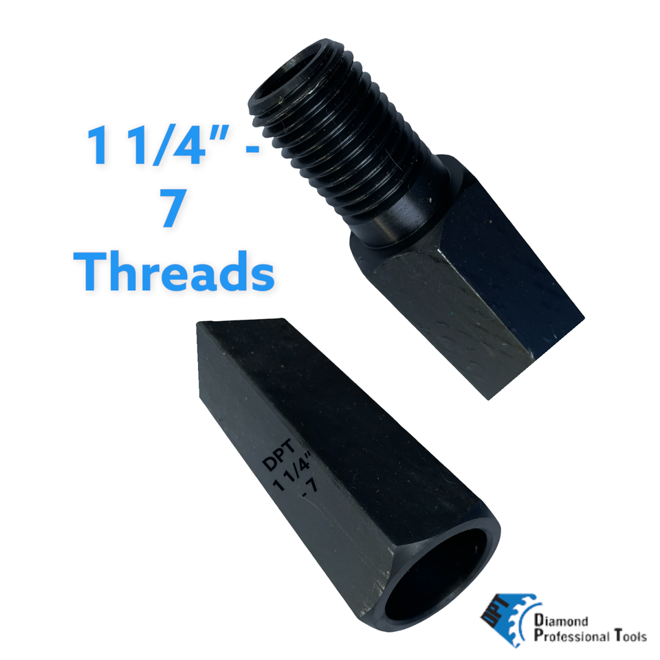 10 Pack Shaft Extension for Wet Core Drill Bits 1-1/4"-7 Thread 12 ...