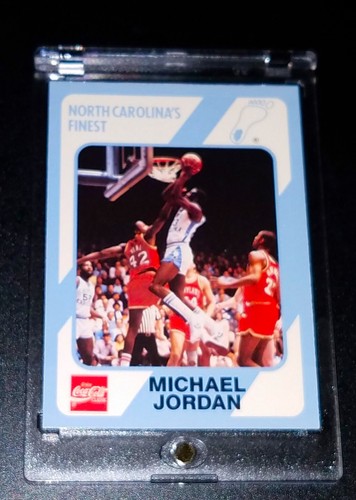 Michael Jordan Vintage Coca Cola Collector Card 1989 UNC HOF with NEW ...